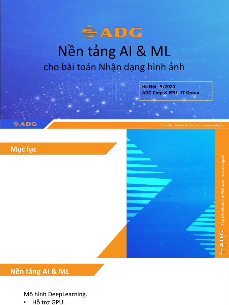 ADG - Nen Tang AI Va ML Cho Nhan Dang BSX | PDF