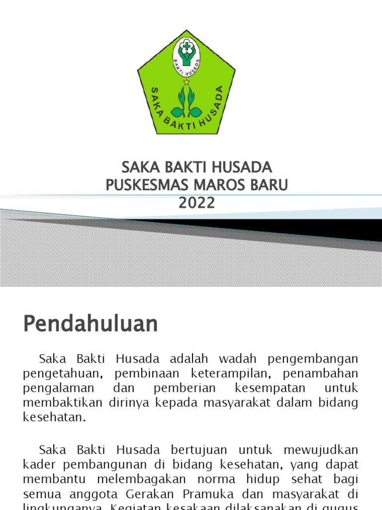 Saka Bakti Husada | PDF