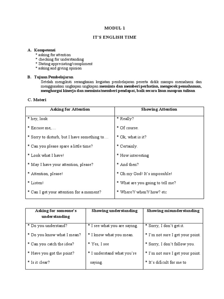 Modul Kelas 8 Semester Ganjil Pdf Subject Grammar Verb