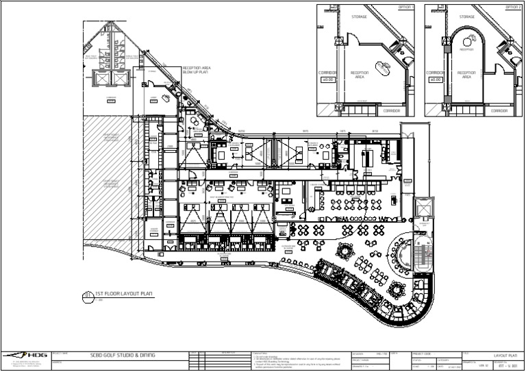 SCBD Golf Studio & Dining - Layout Plan v32 | PDF