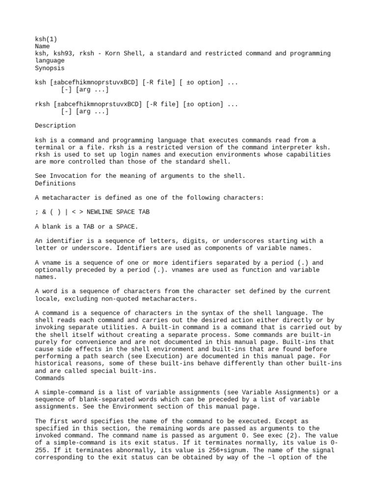 KSH 1 | PDF | Parameter (Computer Programming) | Computer Programming