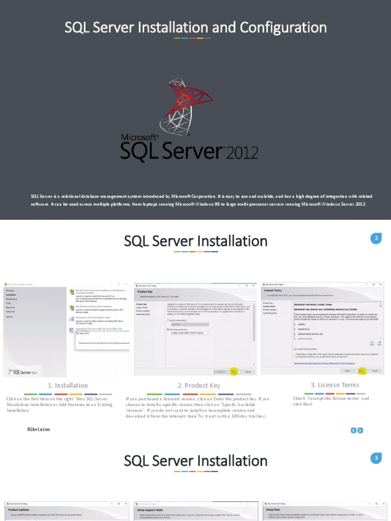 SQL Server Basic Installation and Configuration | PDF | Installation (Computer Programs ...
