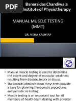 Manual Muscle Test (MMT) : Prepared By: DR - Rahul Chhatlani MPT (Neuro ...