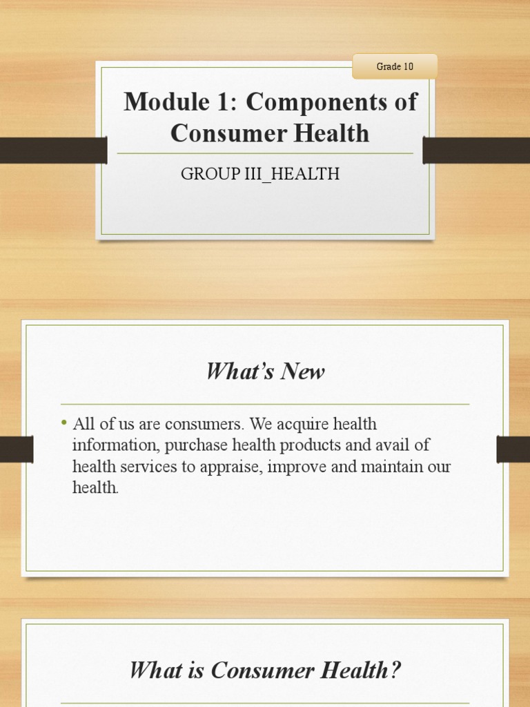 Health Module 1 | PDF | Health Care | Healthcare Industry