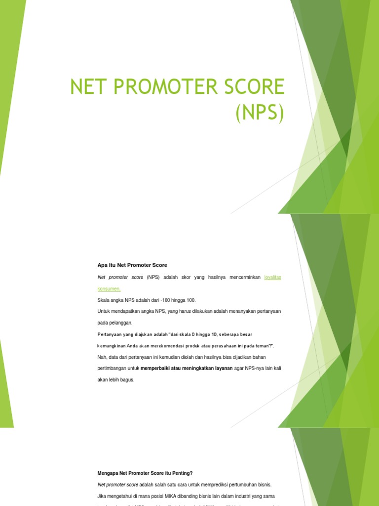 Net Promoter Score (NPS) | PDF