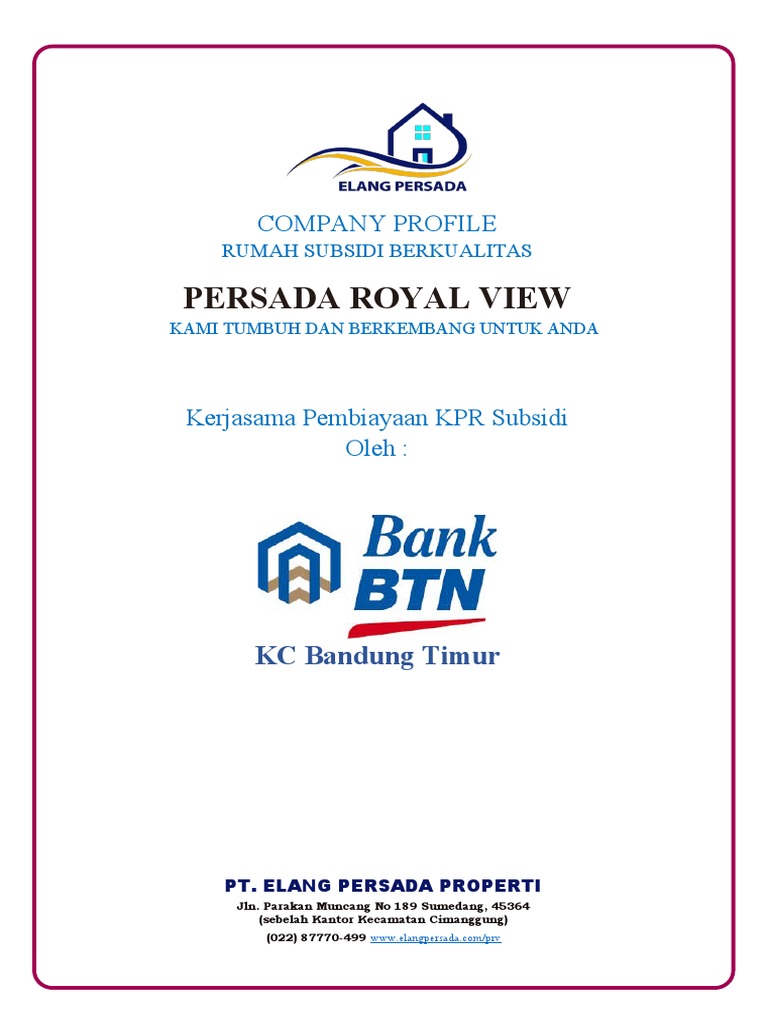 PRV Company Profile BJB | PDF