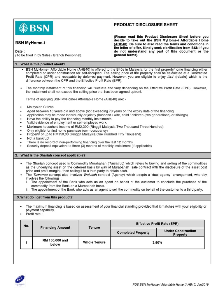 BSN MyHome-i Affordable Home Overview | PDF | Economies | Business