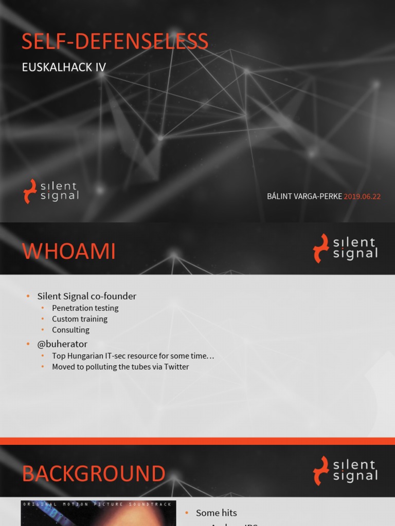 S2 EUSKALHACK Self-Defenseless | PDF | Antivirus Software | Pointer (Computer Programming)