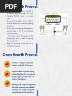 Open Hearth Steelmaking Process Overview | PDF | Steel | Steelmaking