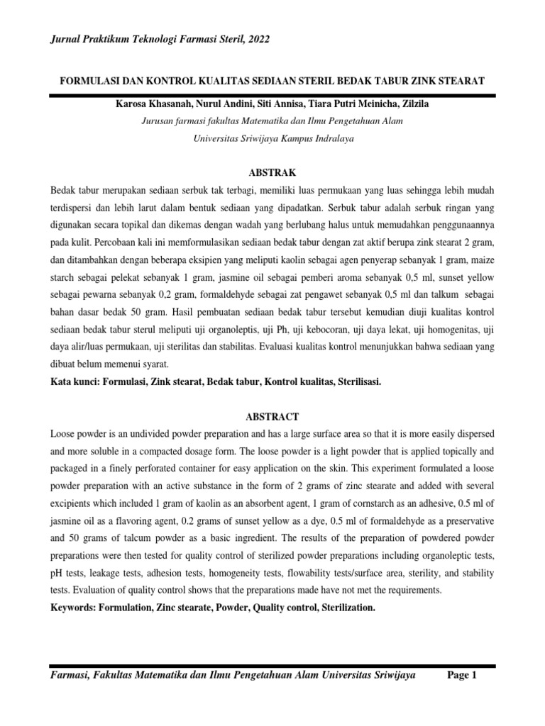 1A - Jurnal Bedak Tabur | PDF