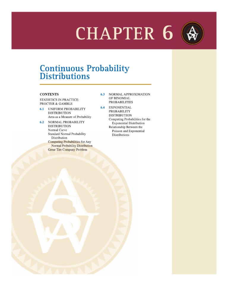 Chapter 6 Statistics | PDF