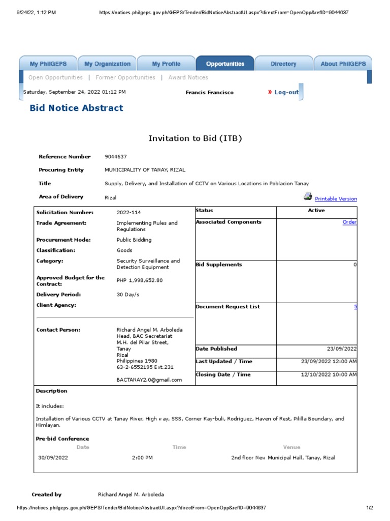 Municipal of Tanay Rizal | PDF