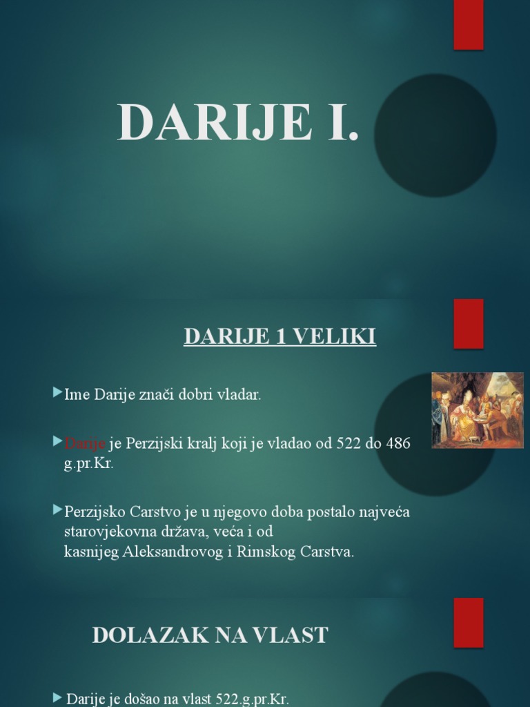 Perzijiski Kralj Darije 1 | PDF