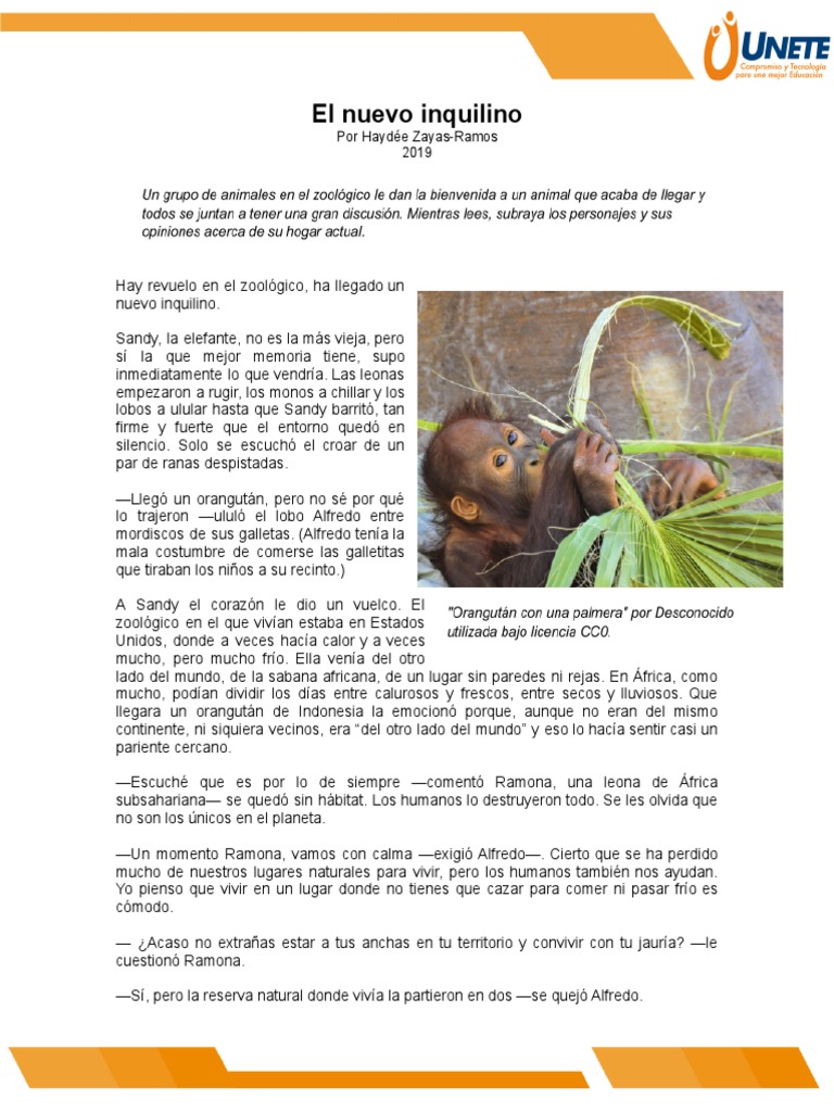 Lectura 01-El Nuevo Inquilino | PDF