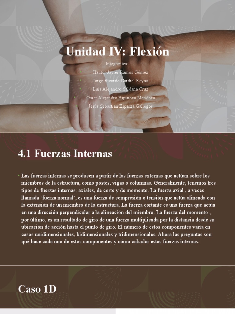Unidad IV Flexion M | PDF | Viga (Estructura) | Doblar