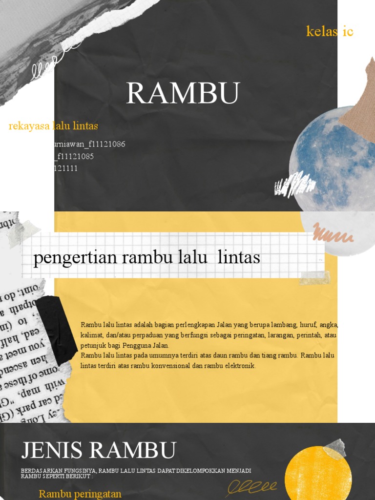 Rekayasa Lalu Lintas Rambu Marka Dan Apill | PDF