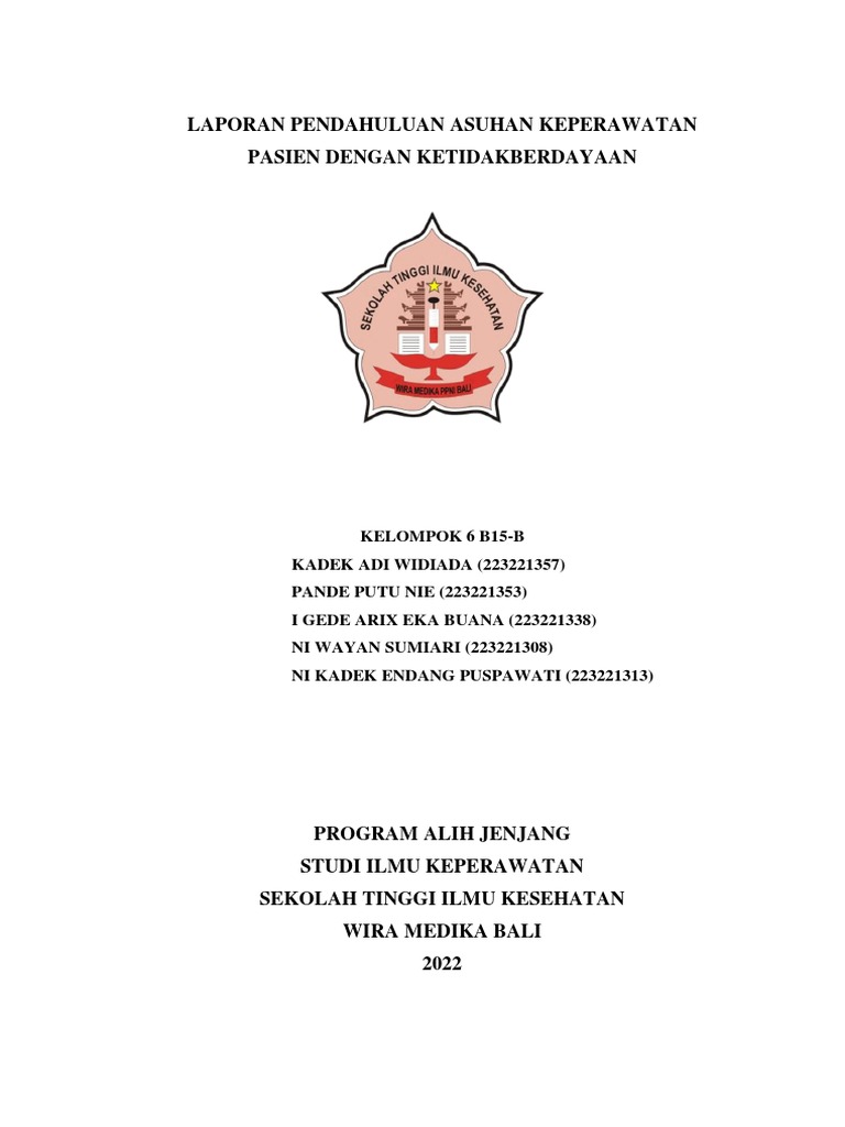 LP Askep Ketidakberdayaan | PDF