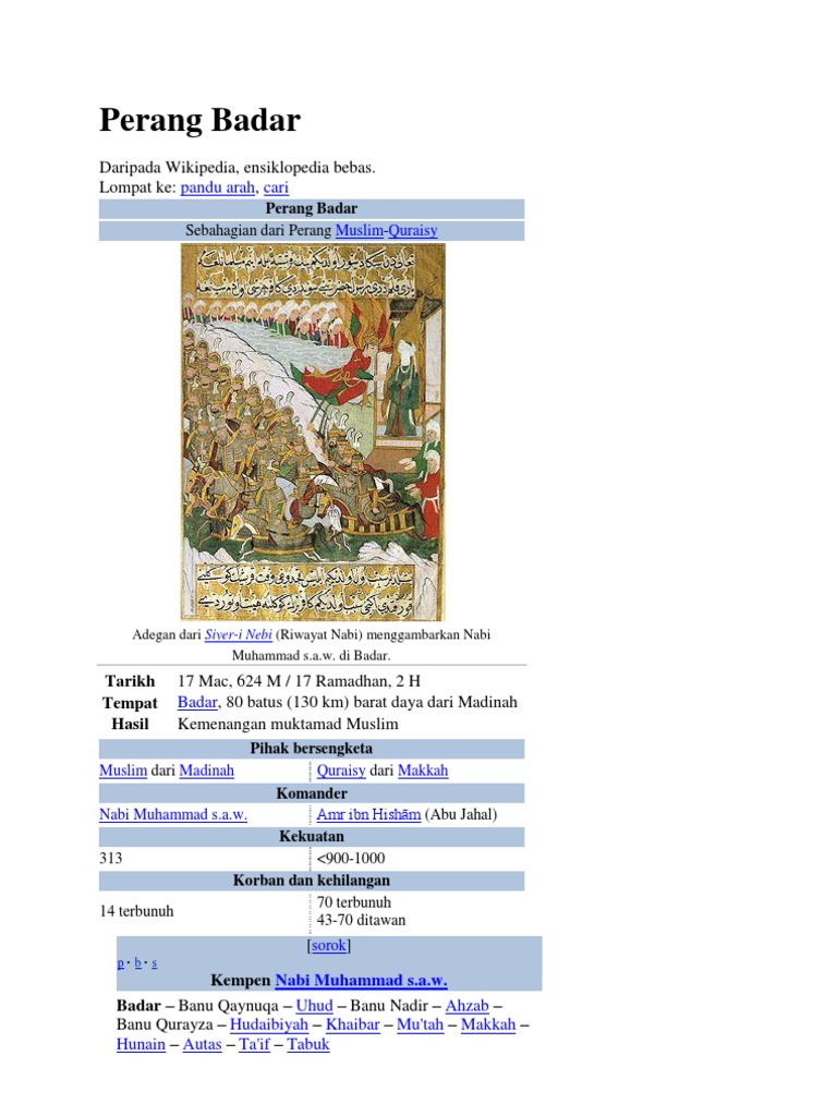 Perang Badar | PDF