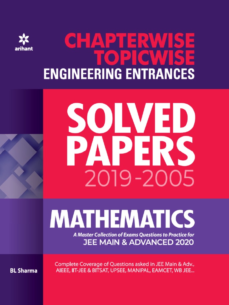 Arihant Mathematics Engineering Solved Papers | PDF