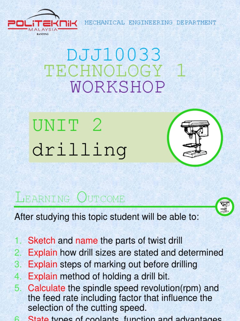 Chapter 2-Drilling | Download Free PDF | Drill | Drilling