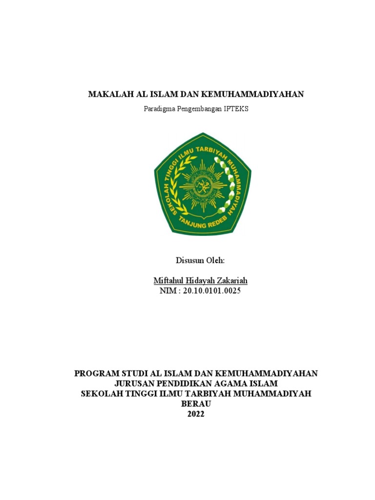 Makalah Paradigma Pengembangan IPTEKS | PDF