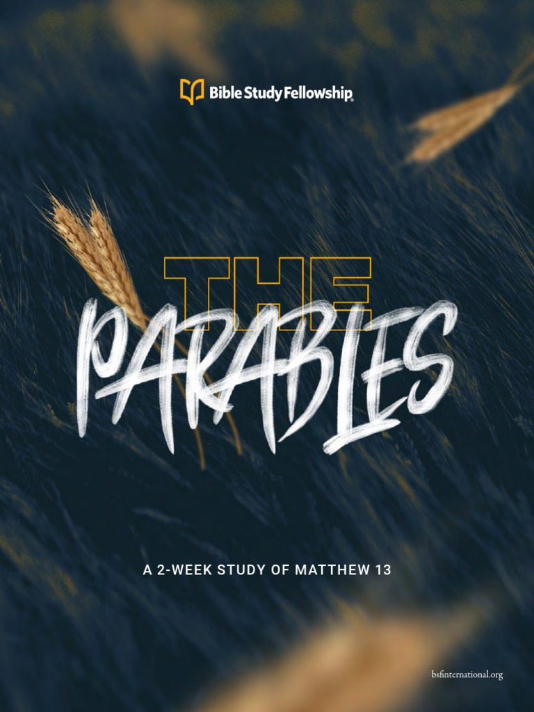 BSF Matthew-ParablesStudy | PDF | Jesus | Gospel Of Matthew