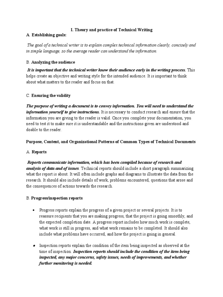 Different Types of Reports and Technical Documents | PDF | Information ...