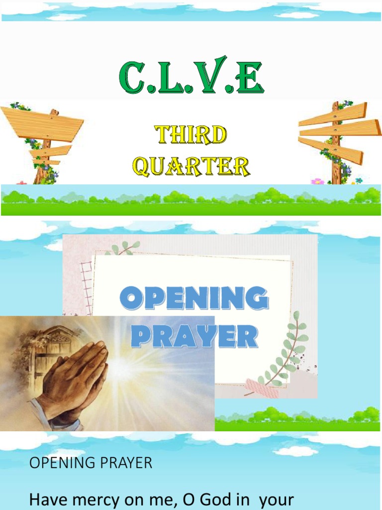 CLVE 5 WEEK 1 3rd Quarter | PDF | Confession (Religion) | Jesus CLVE 5 WEEK 1 3rd Quarter | PDF | Confession (Religion) | Jesus