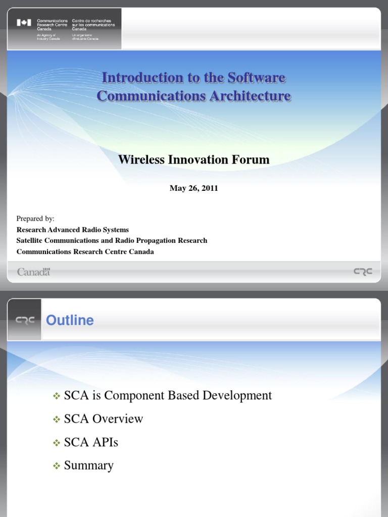 Sca CRC | PDF | Component Based Software Engineering | Operating System