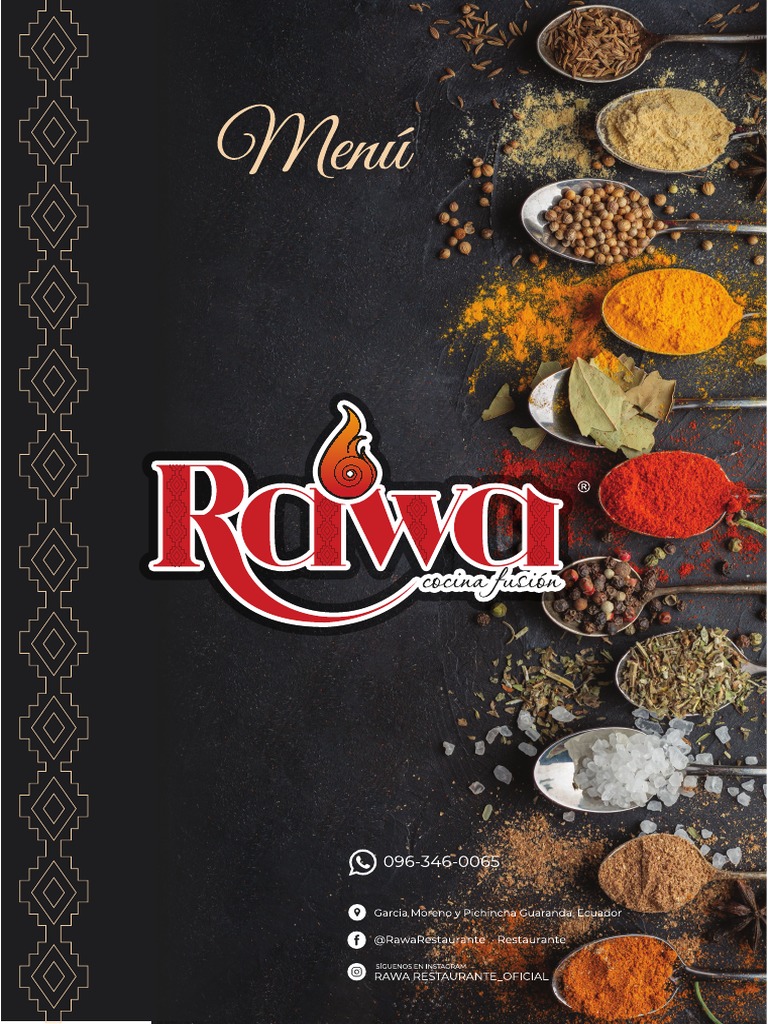Menu RAWA 2022 | PDF