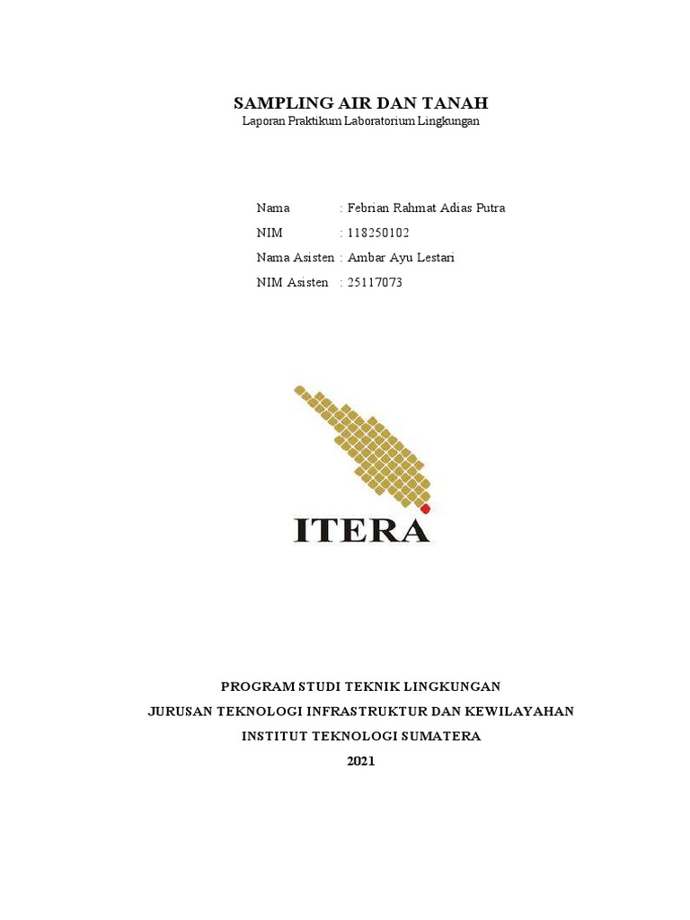 Sampling Air Dan Tanah | PDF