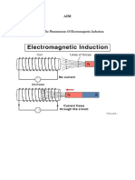 Physics Investigatory Project ELECTROMAGNETIC INDUCTION Class 12 | PDF ...