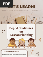 Learner-Centered Lesson Plan | PDF | Lesson Plan | Teaching Method