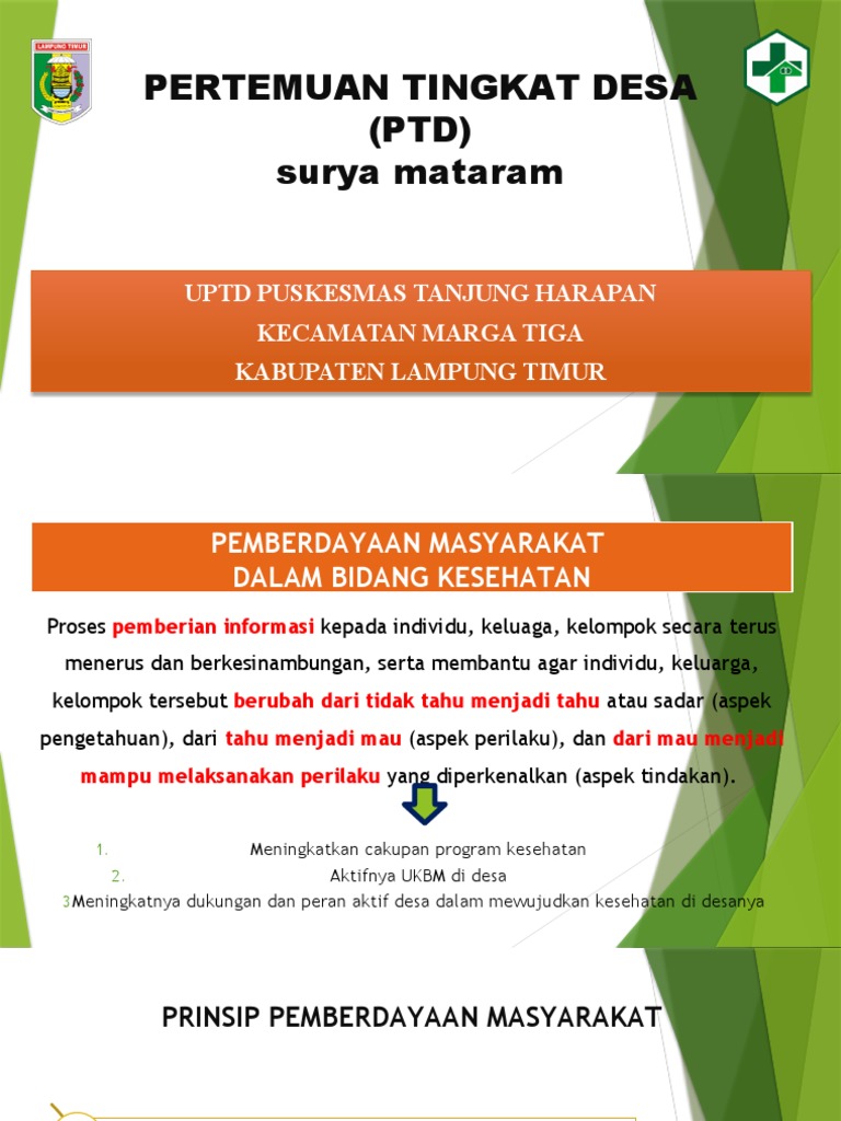 PTD, SMD, MMD Desa Surya Mataram 2022 | PDF