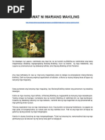 Buod NG Maria Makiling | PDF