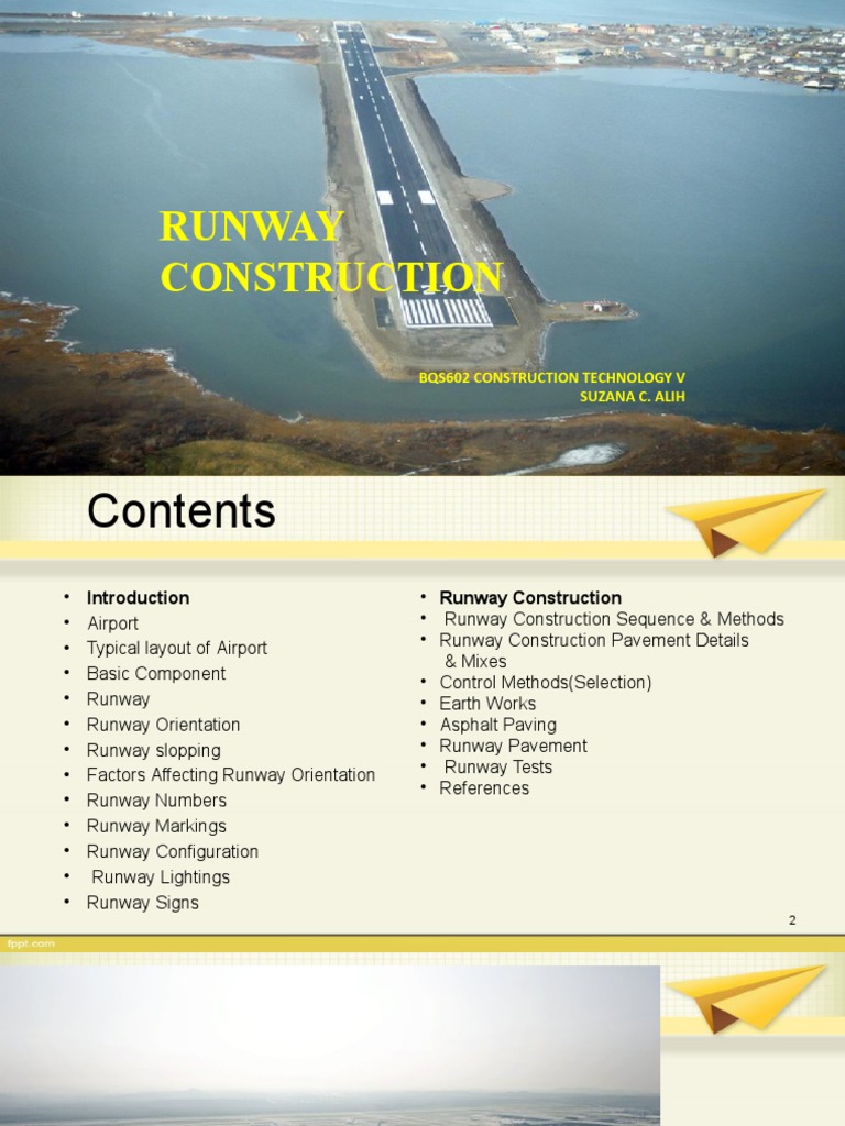 WEEK 9 - Runway Construction | PDF | Runway | Road Surface