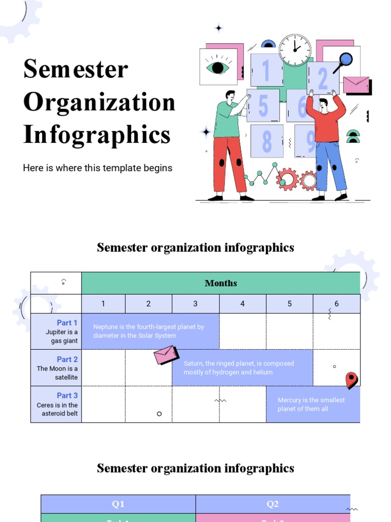 Semester Organization Infographics by Slidesgo | Download Free PDF ...