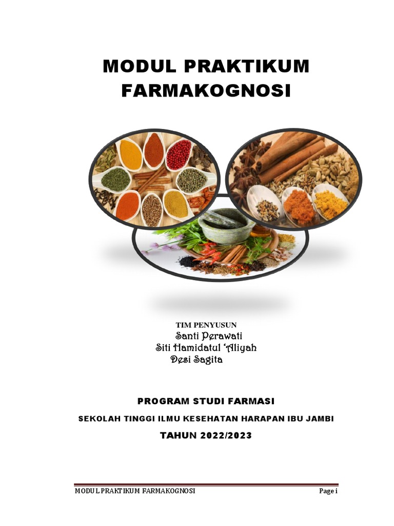 Modul Praktikum Farmakognosi Ganjil 22-23 | PDF