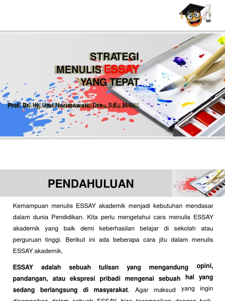 Tata Cara Menulis Essay | PDF