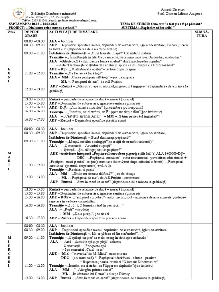 Explorăm Adâncurile | PDF