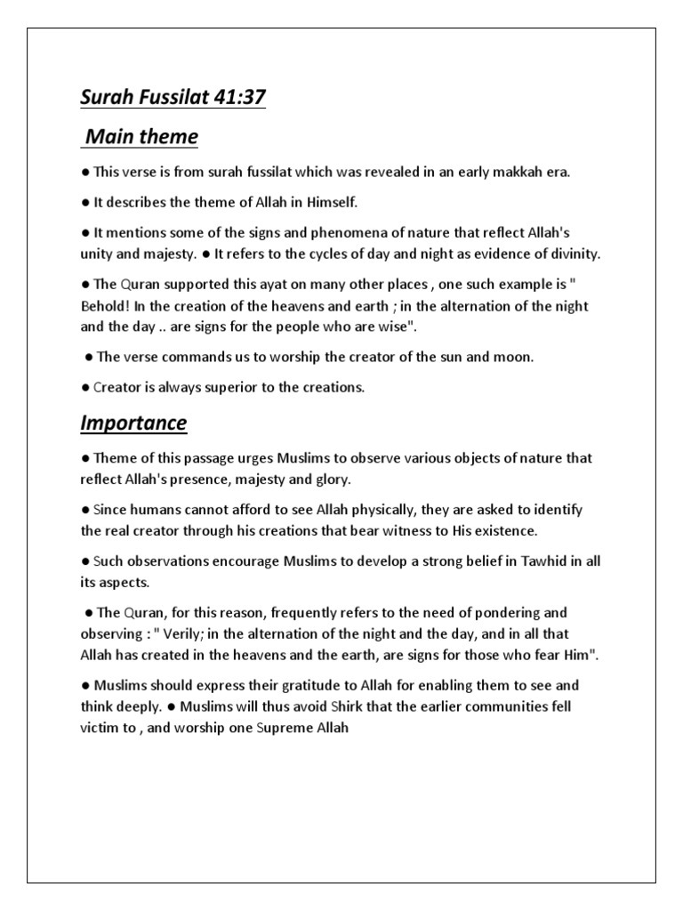 3rd 4th and 5th Surah by Fahad | PDF | Tawhid | God In Islam