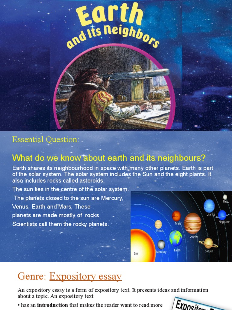 Earth and Its Neighbors Explained | PDF | Outer Space | Solar System