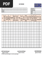 Confined Space Entry Log Sheet | PDF