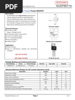 NCE4688datasheet 14434425873 | PDF | Field Effect Transistor | Mosfet