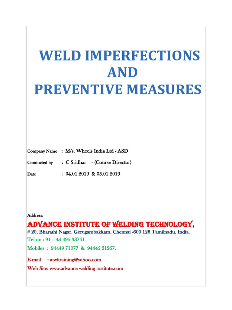 Weld Defects | PDF | Welding | Construction
