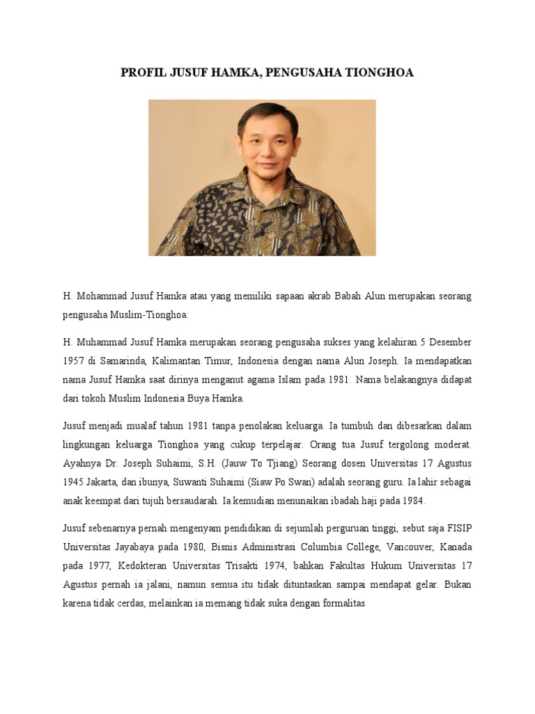 Yusuf Hamka | PDF