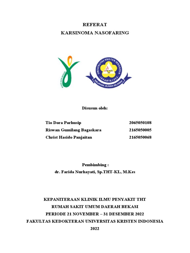 Karsinoma Nasofaring: Epidemiologi dan Diagnosis | PDF