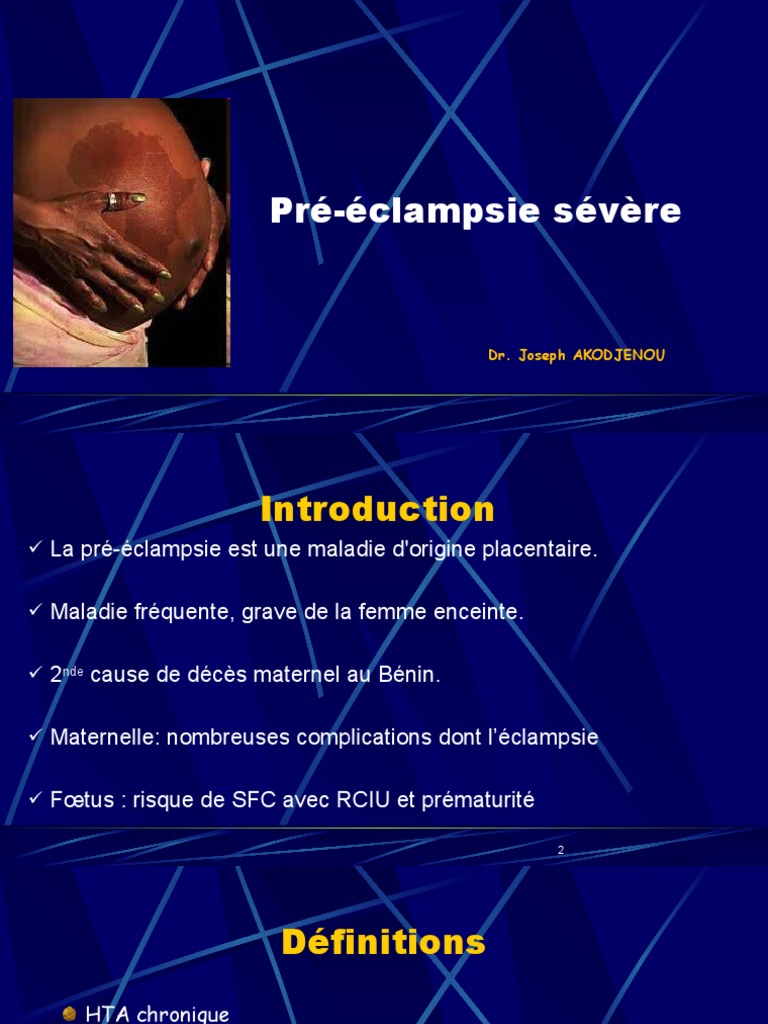 Pré-Éclampsie Sévère | PDF | Maladies et troubles humains | Santé publique