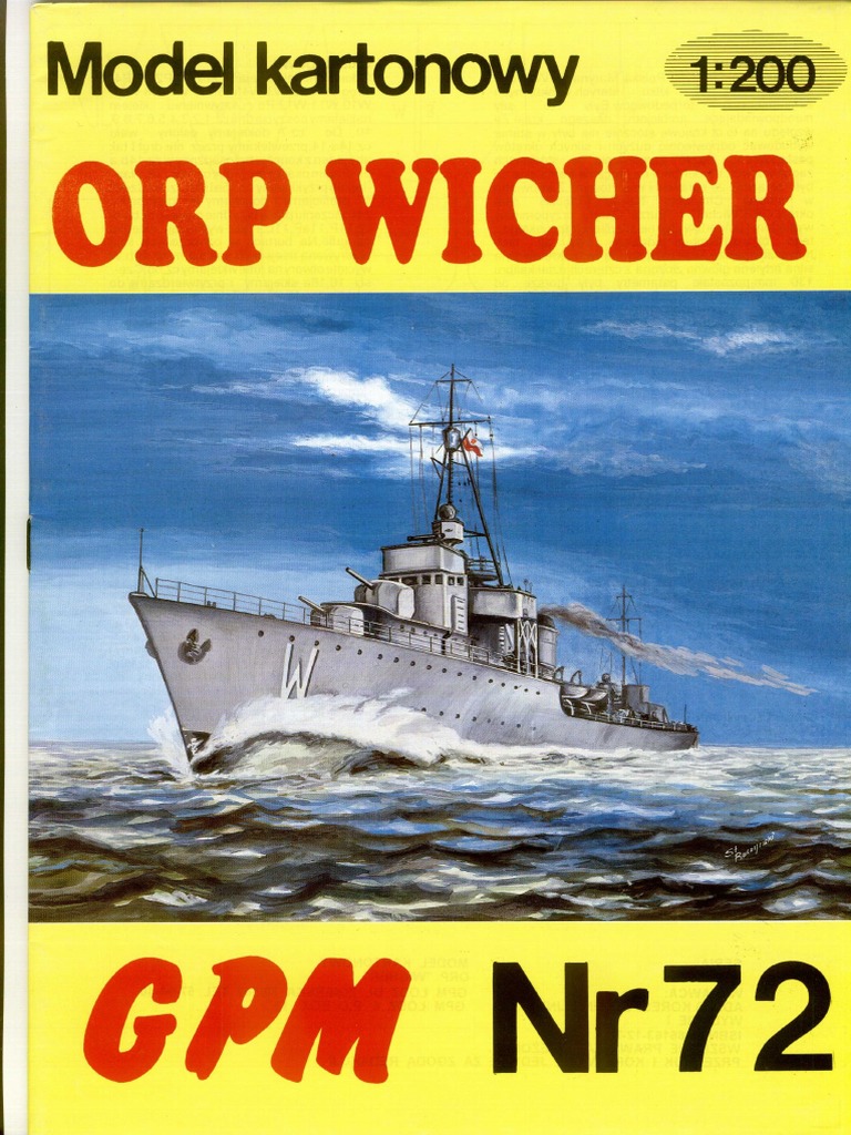 (Papermodels@emule) (GPM 072) - Destroyer ORP Wicher | PDF