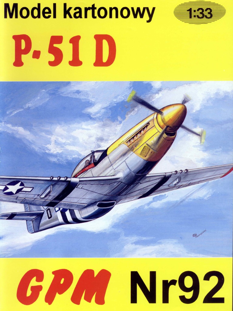 (Papermodels@emule) (GPM 092) - P-51D | PDF